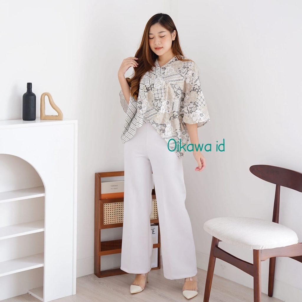 Jual Blouse Batik Crop Top Sekar Jagad | Batik Soft Pastel | Shopee ...