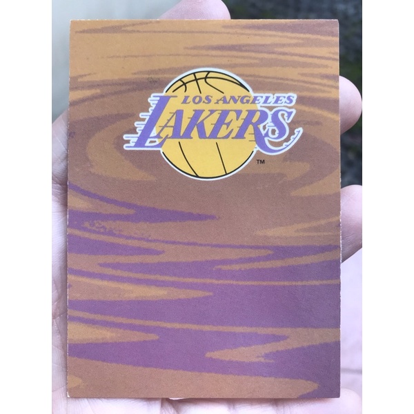 Jual LA LAKERS NBA BASKETBALL 1995 LOGO CARD BY SKY BOX INTERNATIONAL ...