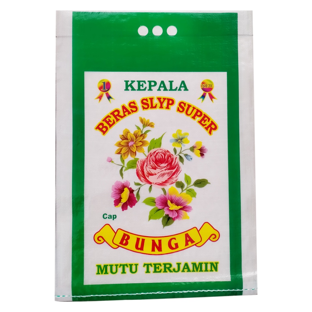 Jual Karung Beras Merek Bunga Super / Cap Bunga Anggrek Bahan Laminasi ...