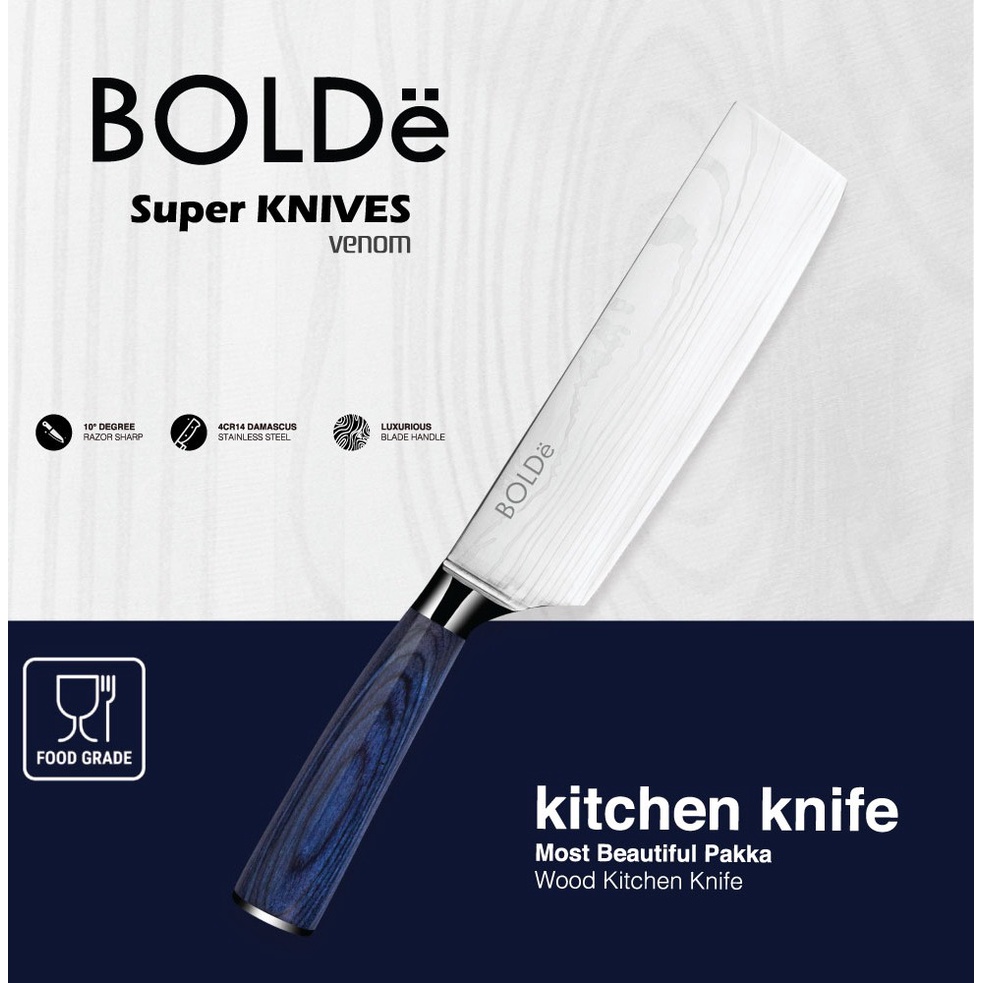 Jual BOLDe Super Knives Venom Kitchen Knife | Shopee Indonesia