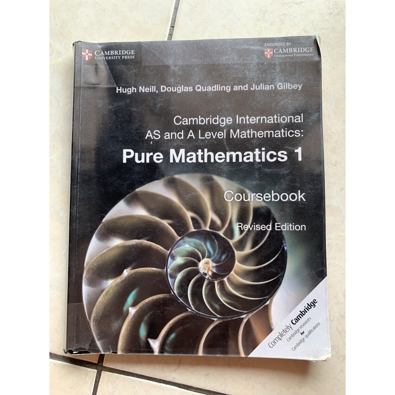 Jual Cambridge Pure Mathematics 1 Coursebook Revised Edition | Shopee ...