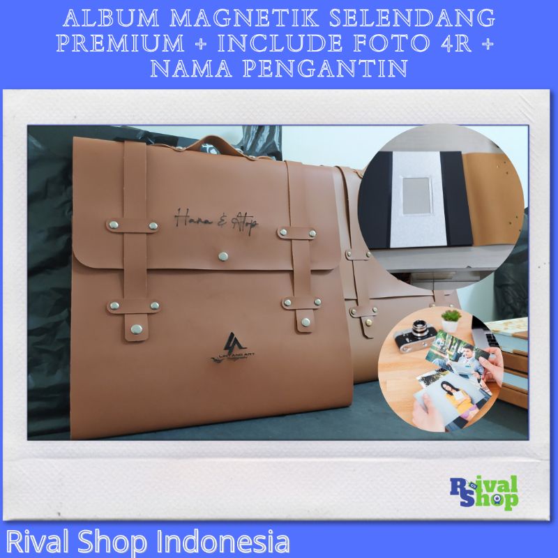 Jual ALBUM MAGNETIK JUMBO SELENDANG PREMIUM TERBARU + INCLUDE CETAK ...