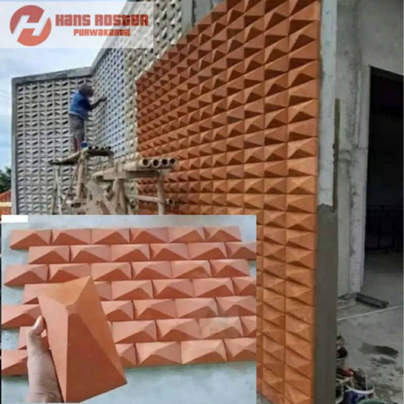 Jual BATA TEMPEL MOZAIK/ROSTER BETON MINIMALIS/LOSTER MODERN/DEKORASI ...