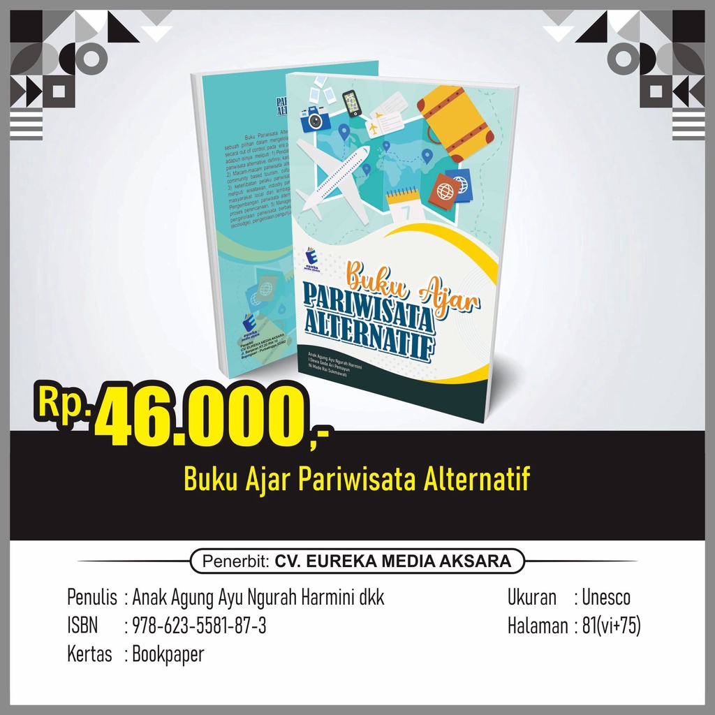 Jual Buku Ajar Pariwisata Alternatif | Shopee Indonesia