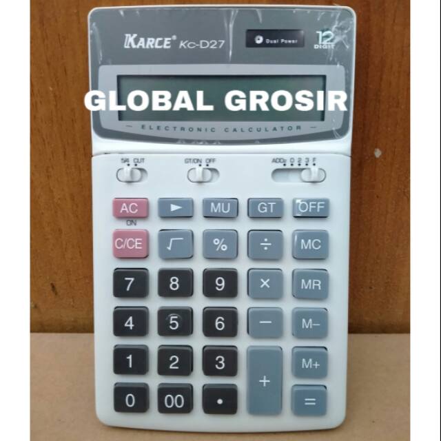 Jual KALKULATOR KARCE KC-D27 ORIGINAL 12 DIGIT GARANSI RESMI | Shopee Indonesia