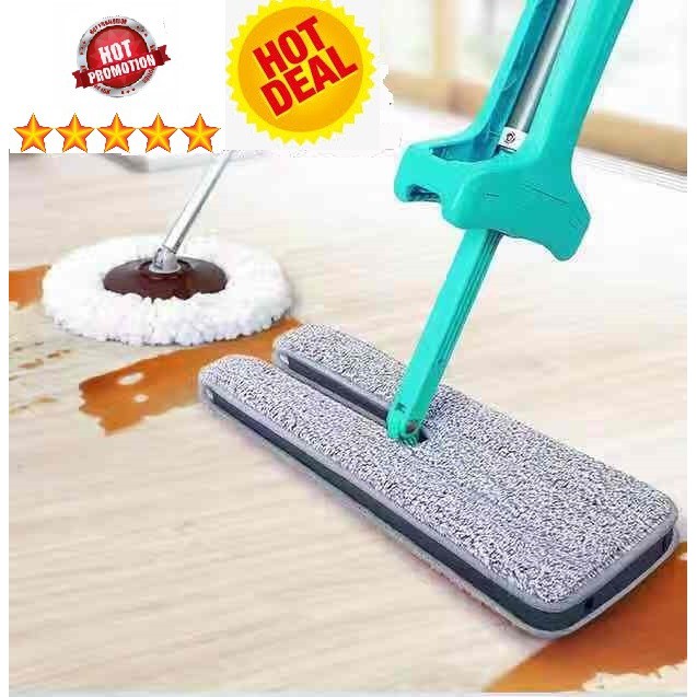 Jual YunYunShop Double Sided Lazy Mop Inovasi Terbaru Alat Lap Pel Lantai Dua Sisi | Shopee ...