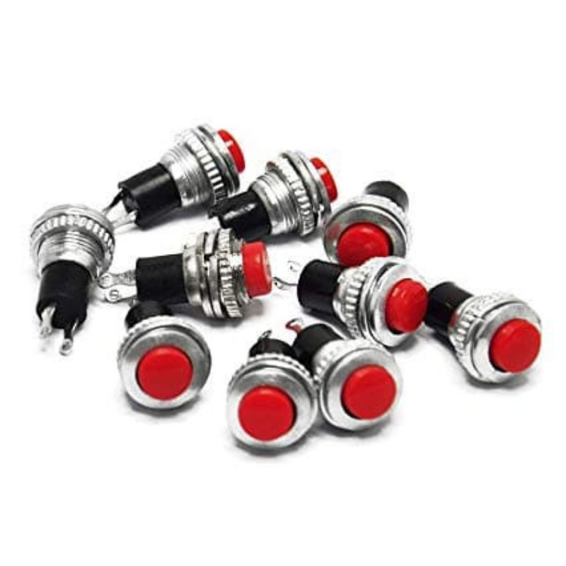 Jual Push button atau switch non latching, artinya ketika di lepas maka ...