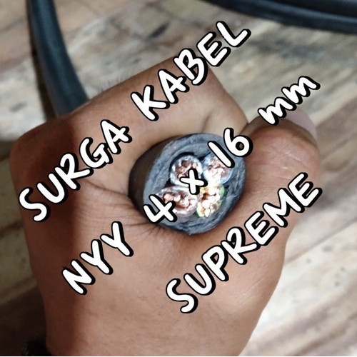 Jual NYY 4x16 mm SUPREME / KABEL TUFUR 4 x 16 / KABEL LISTRIK 4x16 mm SP | Shopee Indonesia