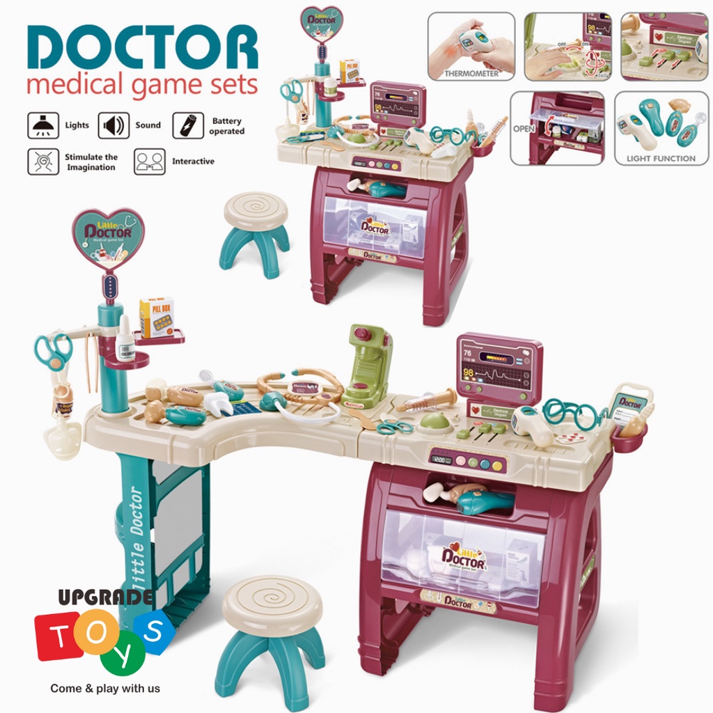 Jual [UPGRADETOYS] Mainan Simulasi Edukasi Anak Dokter Set Chair Doctor ...