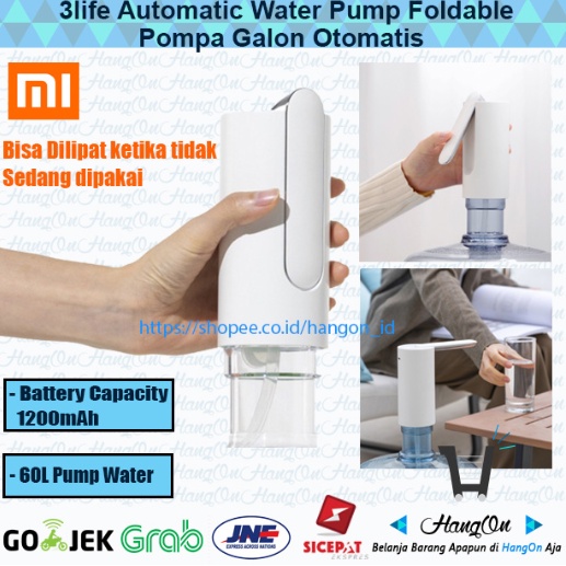 Jual Xiaomi Automatic Water Pump with USB Pompa Galon /Foldable/TDS ...