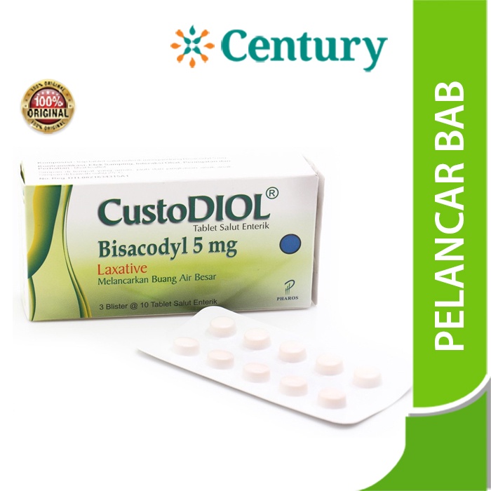 Jual Custodiol 5mg EC Tablet / Sembelit / Susah BAB / Pencahar / Sakit ...