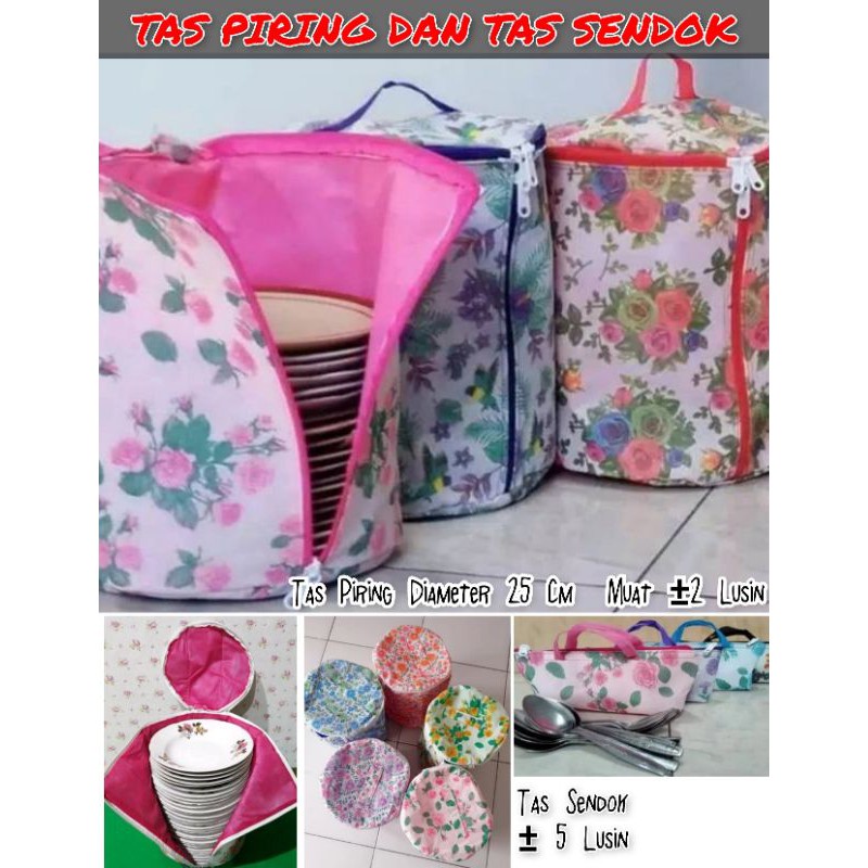Jual Tas Piring Wadah Mangkok Tempat Sendok | Shopee Indonesia