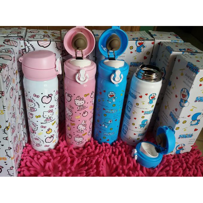 Jual BOTOL MINUM STAINLESS HELLO KITTY DORAEMON | Shopee Indonesia