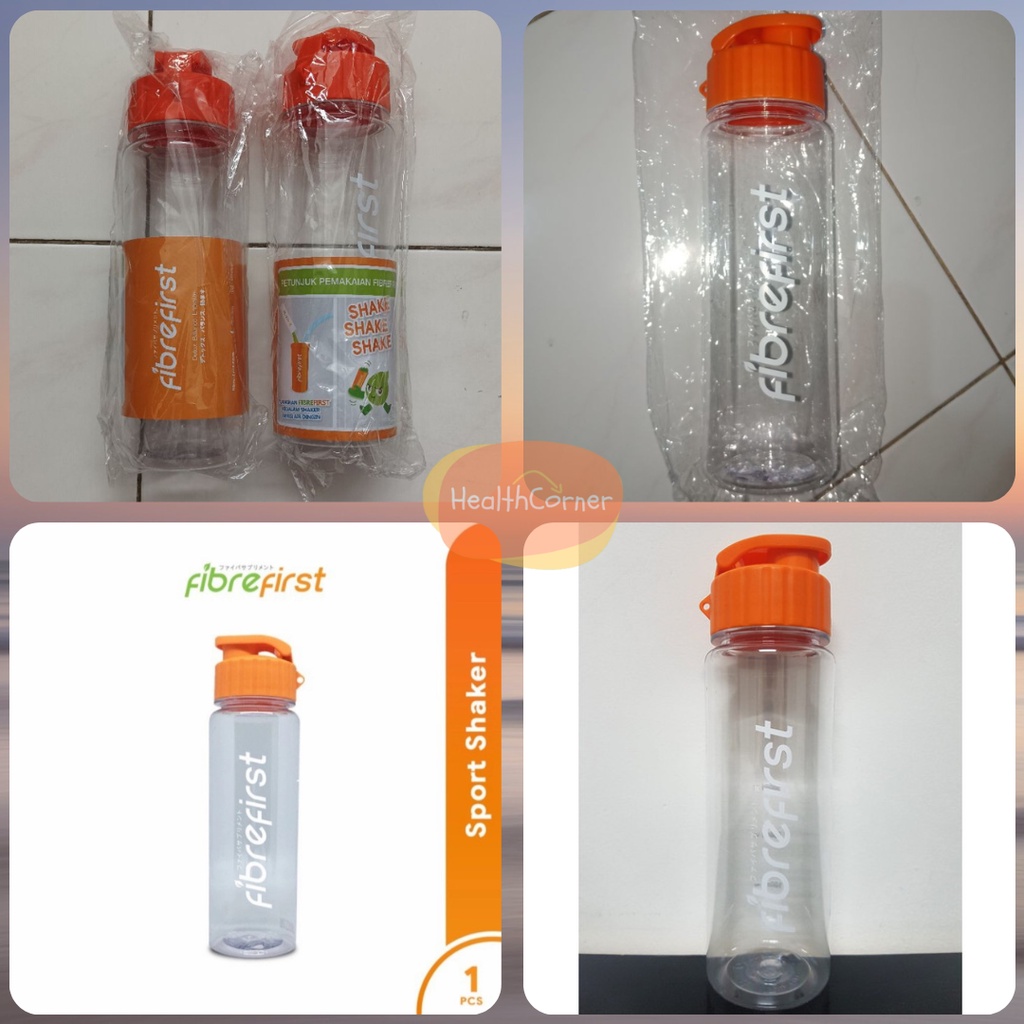 Jual Botol Shaker Fibre First 500 ml / Flimty Flimeal 400 ml - Shaker ...