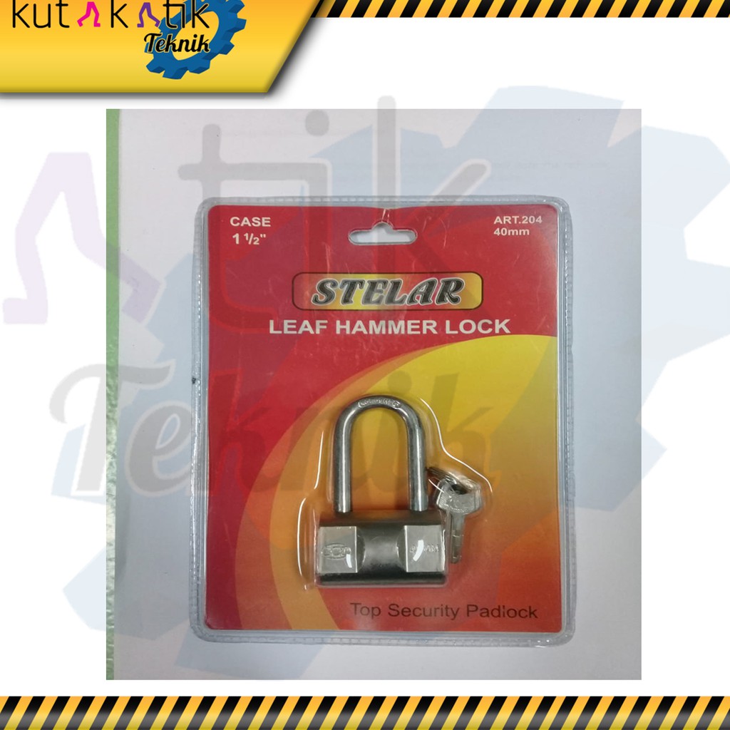 Jual Gembok stelar panjang/Hammer lock long shackle 40mm | Shopee Indonesia