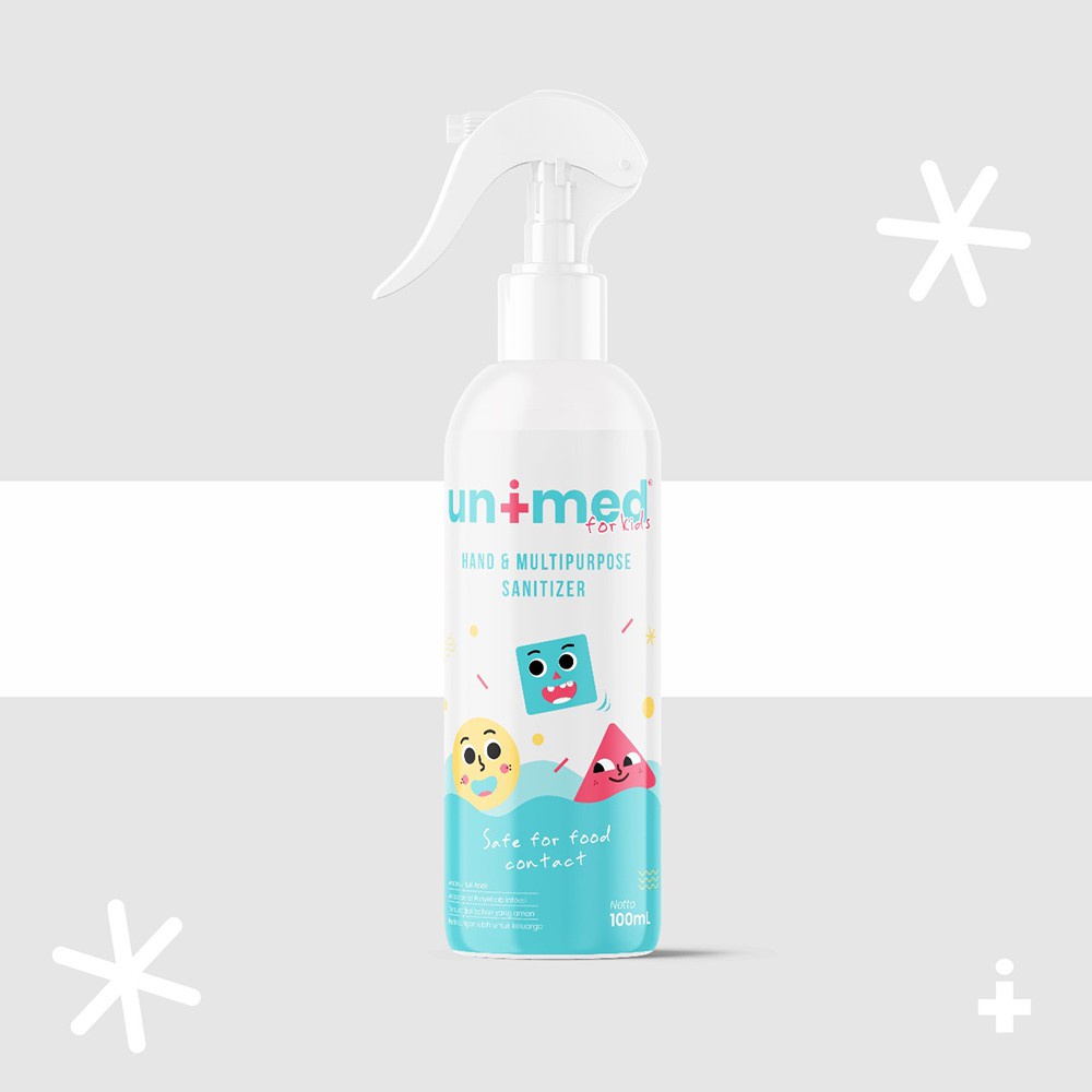 Jual UNIMED KIDS HAND AND MULTI PURPOSE SANITIZER 100ML | Shopee Indonesia