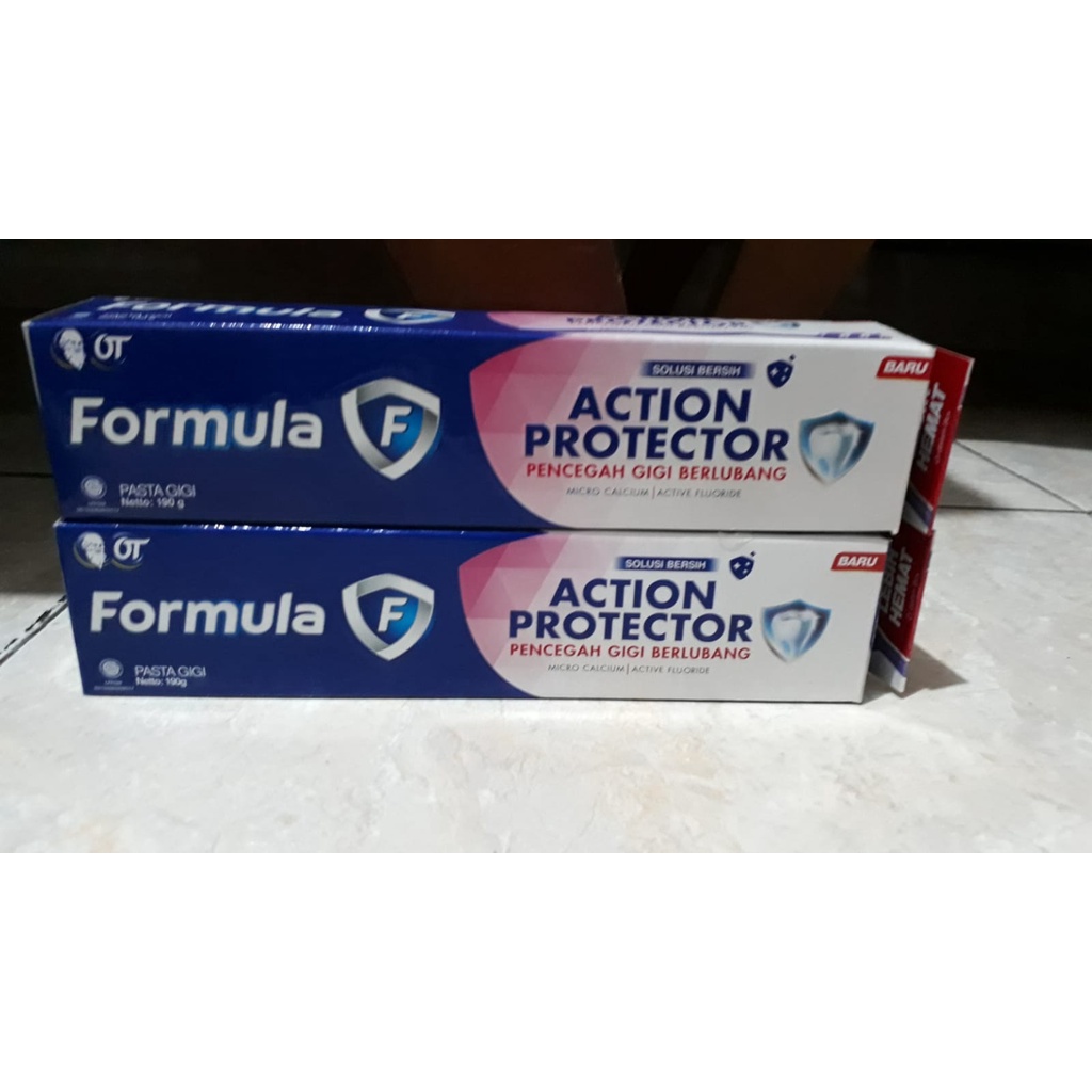 Jual FORMULA Pasta Gigi Action Protector Tooth Paste 190 gr | Shopee ...