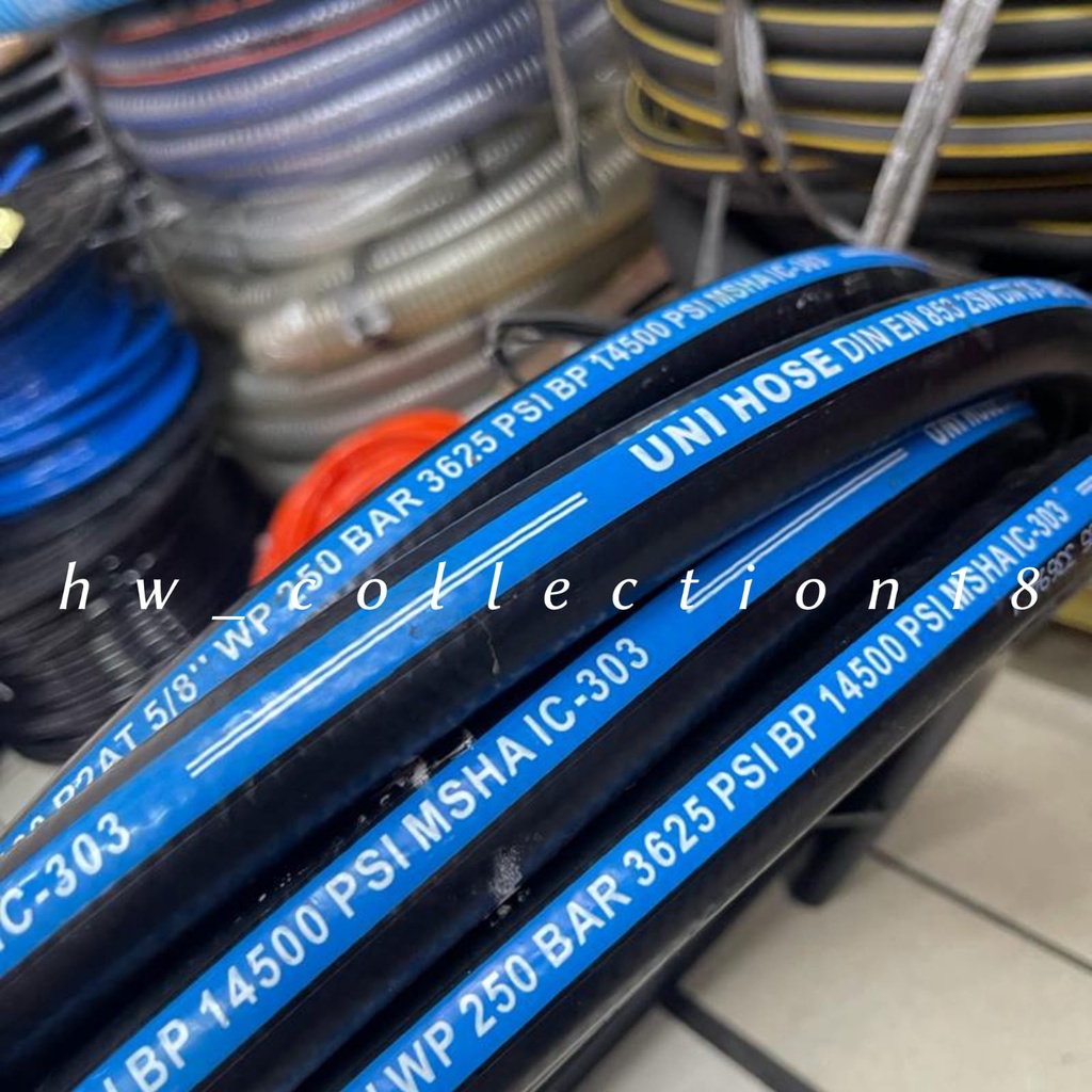 Jual Selang hydraulic / selang kawat serabut uk 3/8" ( R2 - kawat Dua ...