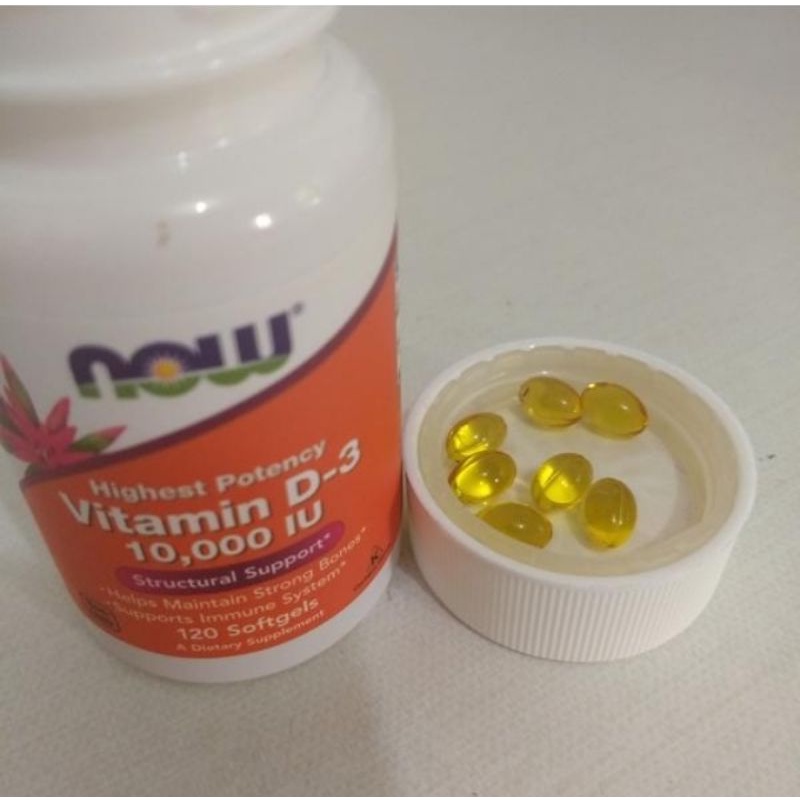 Jual Now Vitamin D3 10000 IU | Shopee Indonesia