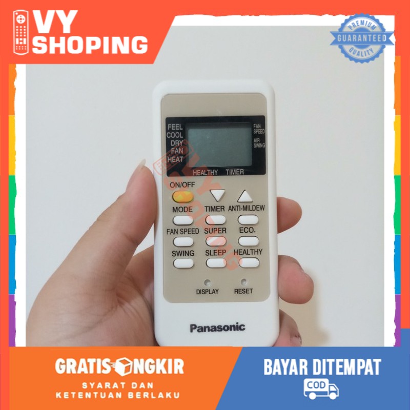 Jual REMOTE AC PANASONIC HEALTHY ORIGINAL ORI | Shopee Indonesia