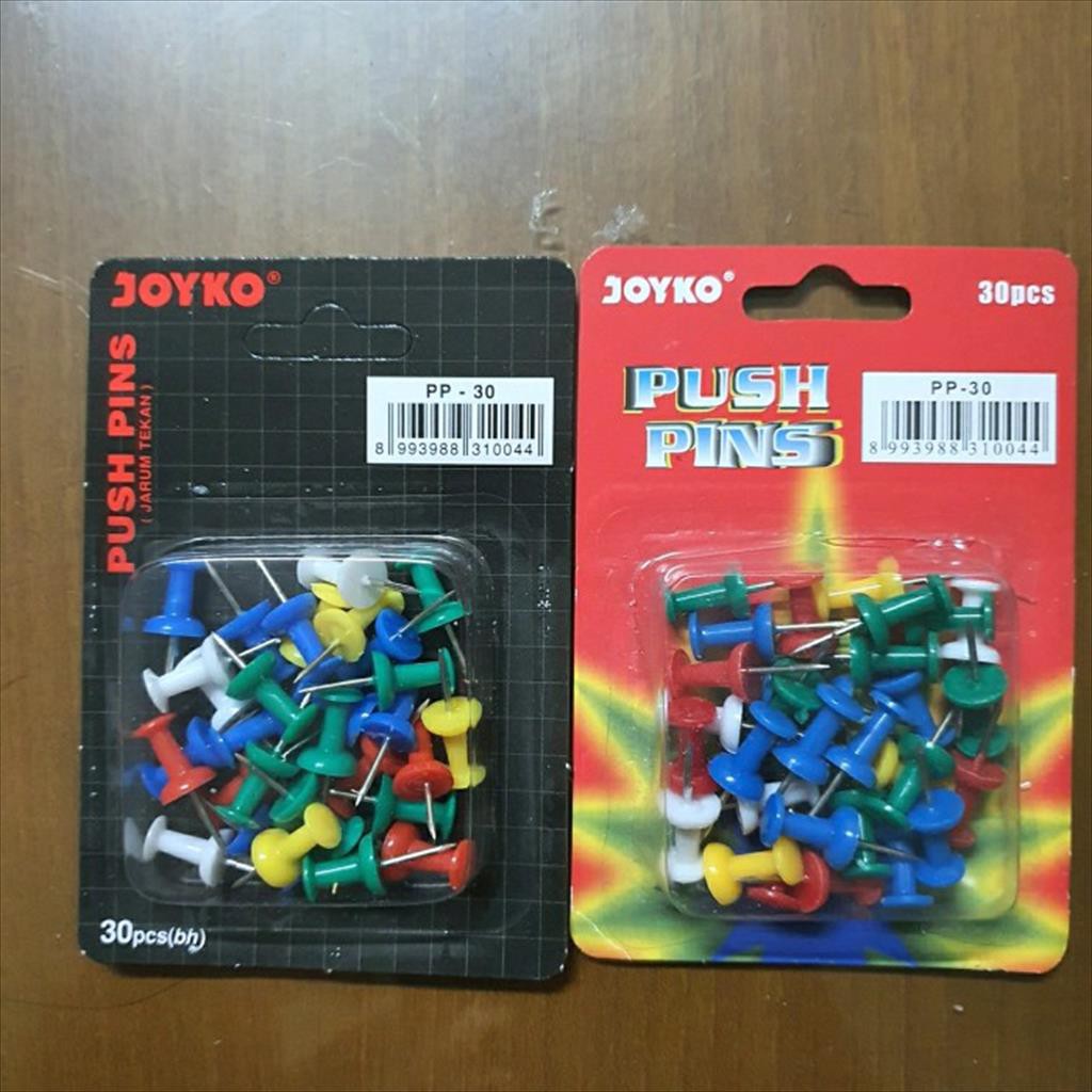 Jual Push Pin Joyko PP 30 Transparant / Paku Payung | Shopee Indonesia