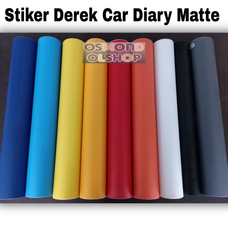Jual Sticker Derek Car Diary Matte/Doff (Meteran) | Shopee Indonesia