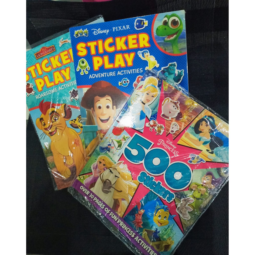 Jual Buku Sticker Disney Monsters Anak Disney sticker book PRINCESS ...