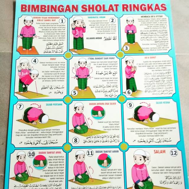 Jual POSTER BIMBINGAN SHALAT | Shopee Indonesia