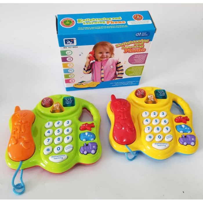 Jual MAINAN TELEPON ANAK ENLIGHTENING AND LEARNING PHONE HJ-8002 ...
