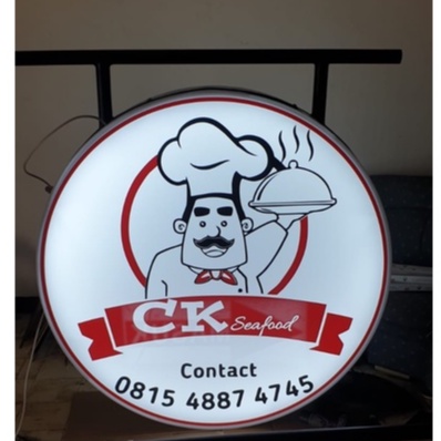 Jual Neon Box NeonBox 2 Sisi Outdoor Tahan Cuaca Neonbox Kotak 2 sisi ...