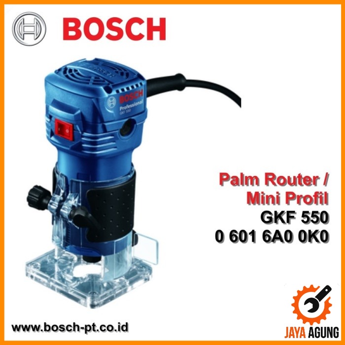 Jual Bosch Mesin Profil Kayu Kecil GKF550 / Mini Router GKF 550 ...