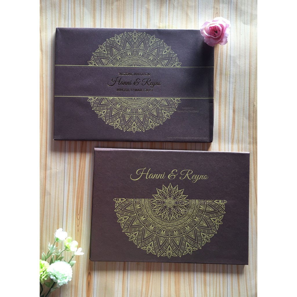 Jual Undangan Pernikahan Double Hard Cover | Shopee Indonesia