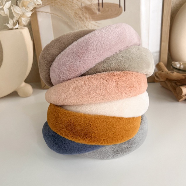 Jual Caliloops Bron Bando Bandana Mandi Korea Bando Poni Bulu Halus ...