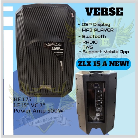 Jual speaker aktif verse zlx 15a new verse zlx 15 a new 2bh 15'' original | Shopee Indonesia