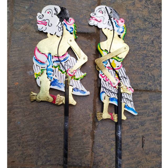 Jual Sepasang Kerajinan Miniatur Wayang Kulit Limbuk Cangik Kidangan ...