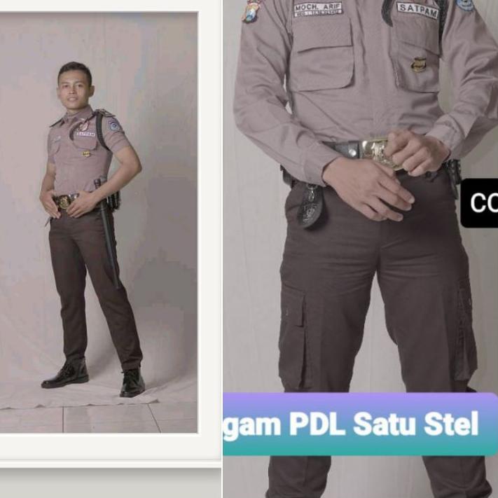 Jual 향 Stelan seragam satpam 2021 pdl pdh setelan baju Security baru model lengan panjang lengan ...