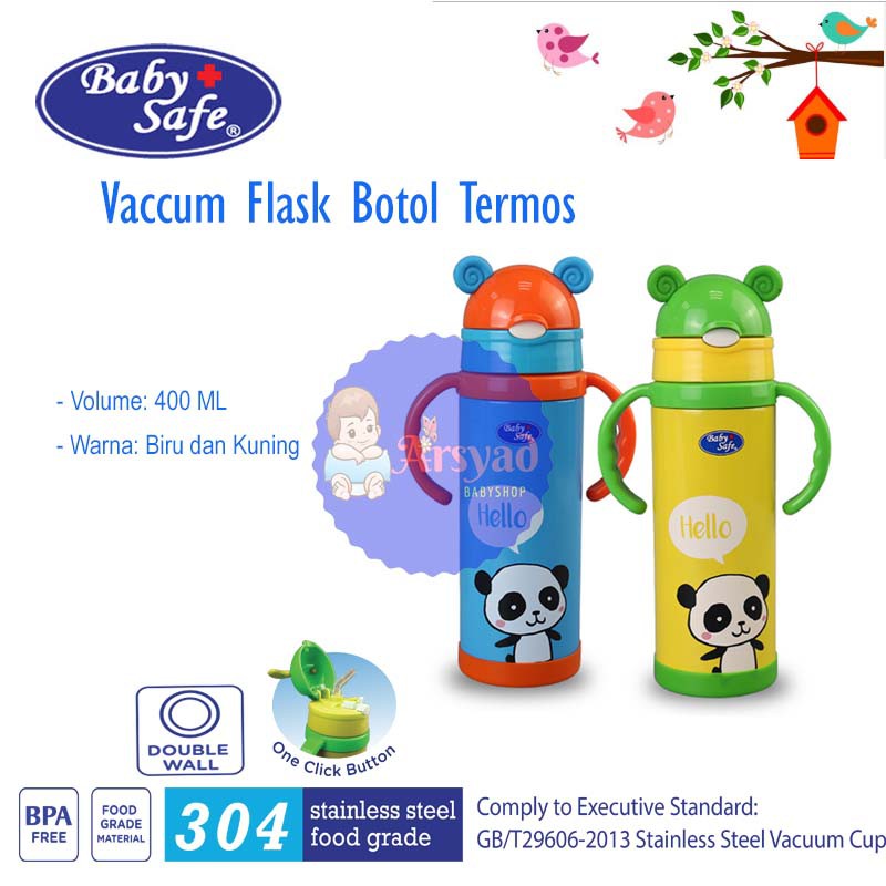 Jual Baby Safe - Botol Minum Anak Ukuran 400 ML - Vaccum Flask Botol ...