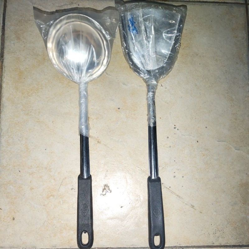 Jual Sendok Goreng Sendok Sayur Sop nekel Stainless ABD tebal bagus ...