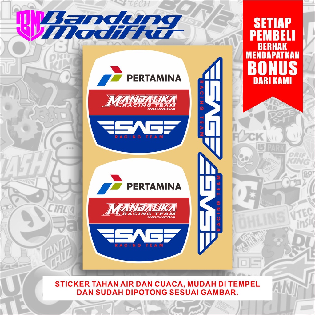 Jual STICKER SET PACK PRINTCUT LOGO PERTAMINA MANDALIKA SAG | Shopee ...