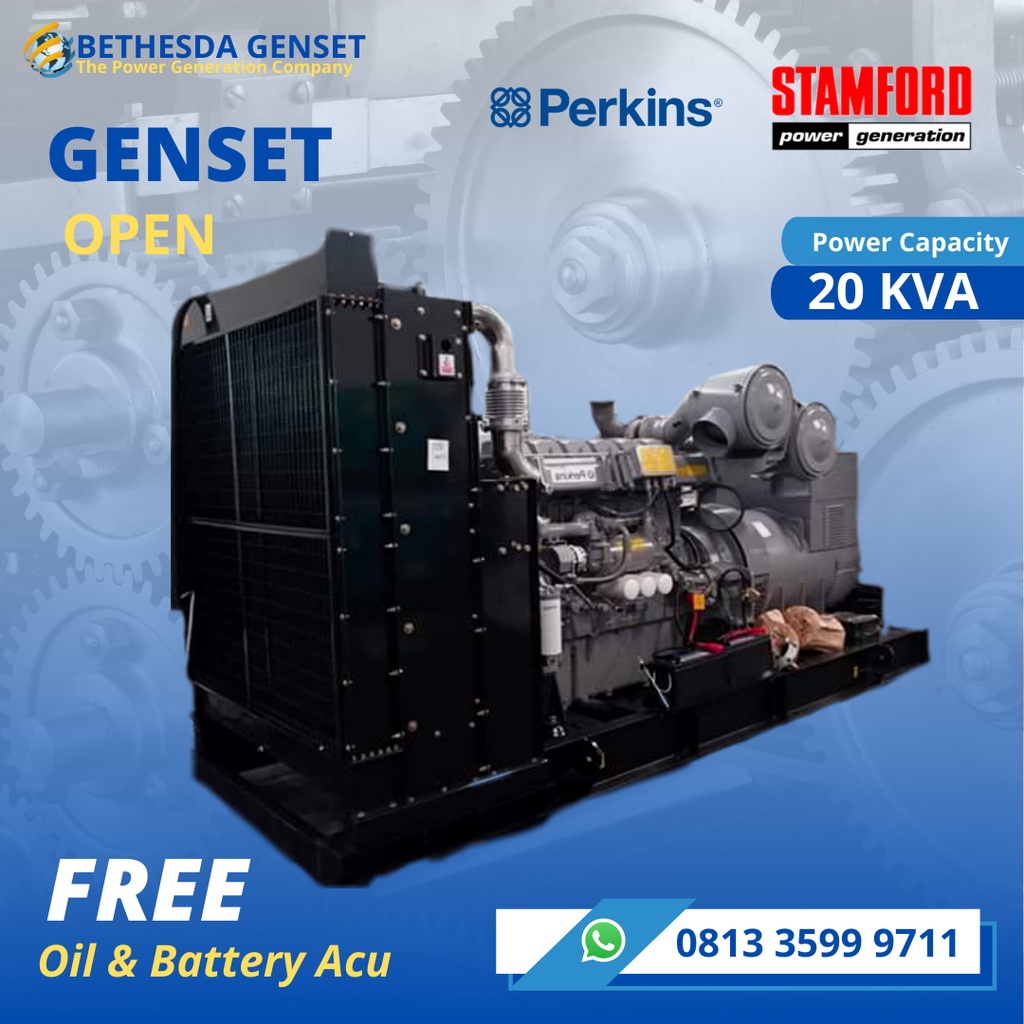 Jual Jual Genset 20 Kva Perkins Murah Supplier Genset Surabaya | Shopee ...