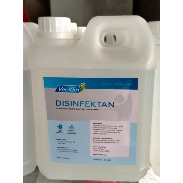 Jual Disinfektan 1L-disenfektan veeklin | Shopee Indonesia