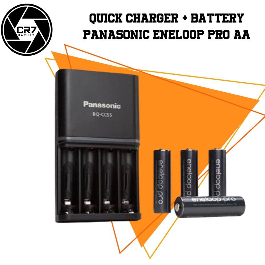 Jual Panasonic smart & Quick charger + Battery eneloop PRO Ori Japan ...