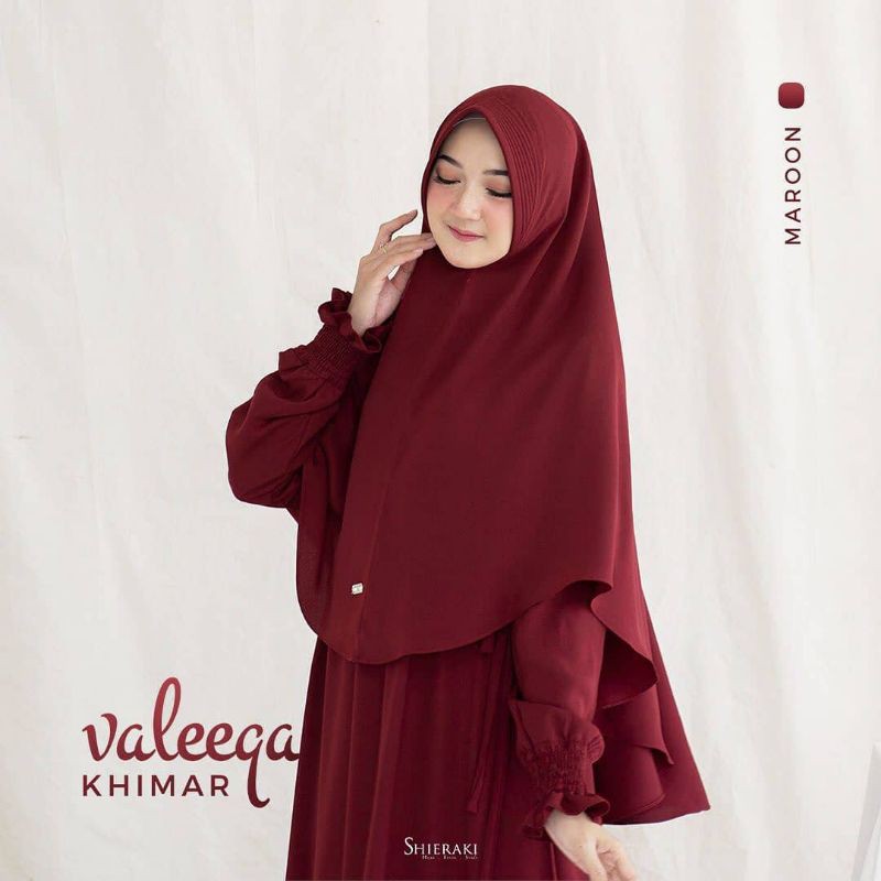 Jual [SHIERAKI] VALEEQA KHIMAR - hijab Instant Syar'i pet busa antem | Shopee Indonesia