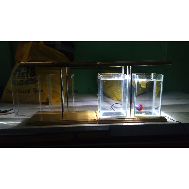 Jual soliter kotak betta / cupang led bonus saringan | Shopee Indonesia
