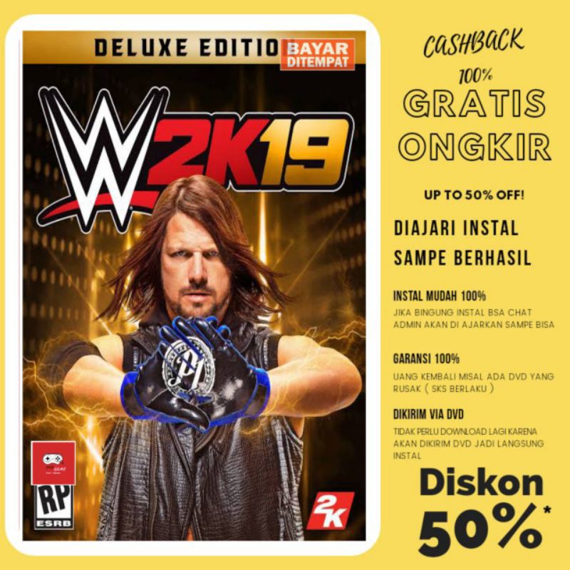 Jual WWE 2K19 Digital Deluxe Edition Pc Game / DVD CD Game / Kaset ...