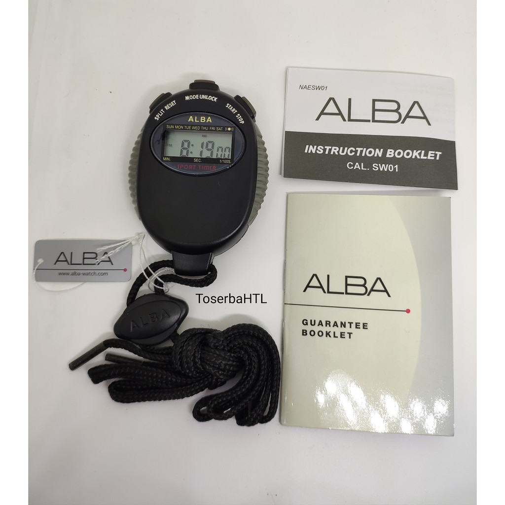 Jual Stopwatch Alba SW-01 Digital Original | Shopee Indonesia