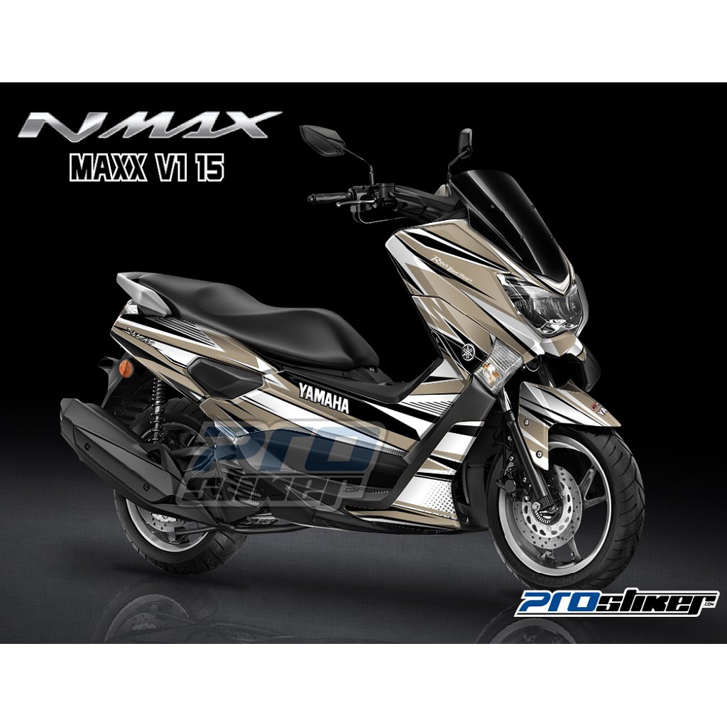 Jual Decal Striping NMAX Desain Simpel MAXX Full Body Stiker Elegan ...