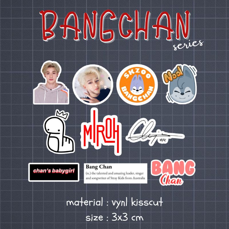 Jual STRAY KIDS STICKER PACK SERIES - BANGCHAN, LEE KNOW, CHANGBIN ...