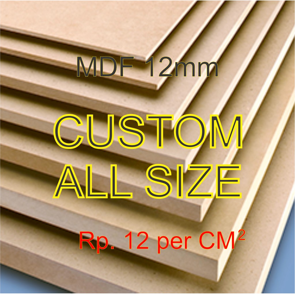 Jual Papan Mdf Custom Ukuran Tebal 12mm | Shopee Indonesia