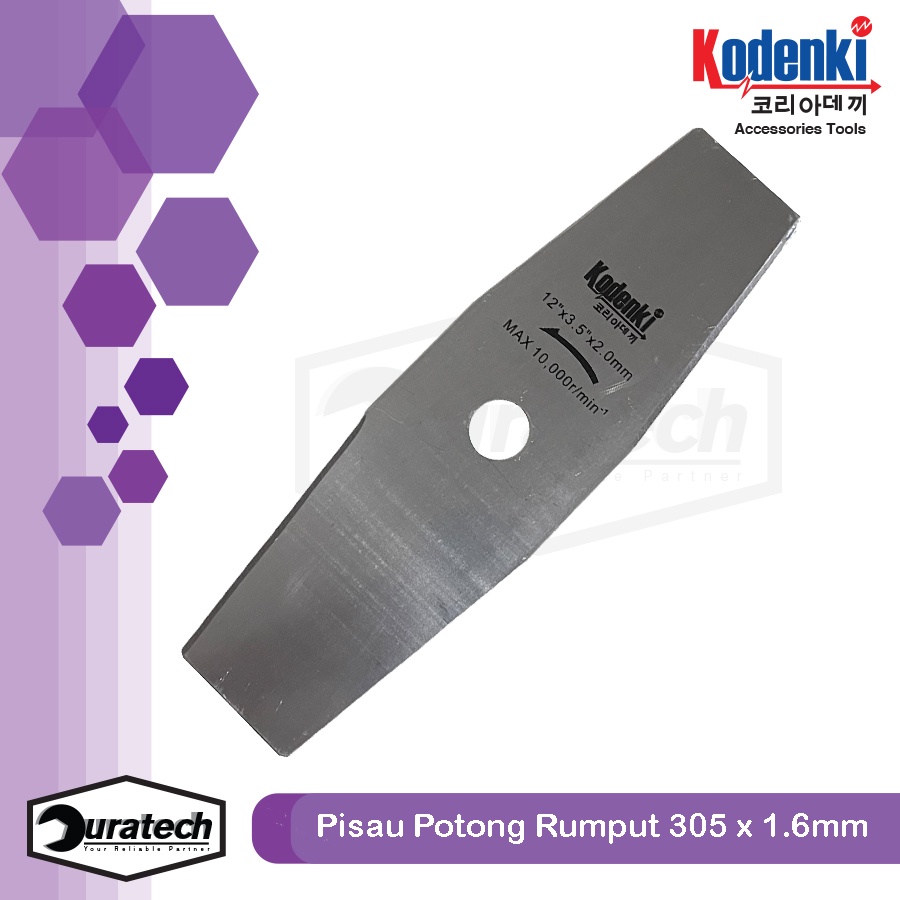 Jual Pisau potong rumput kotak mata mesin potong rumput 305mm / Blade ...
